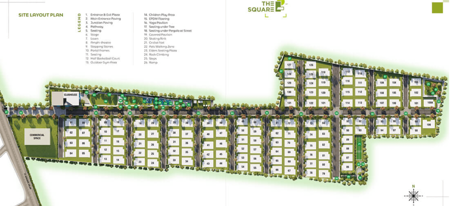 The Square Villas In Adibatla, Hyderabad | Luxury 3 & 4 BHK Villas